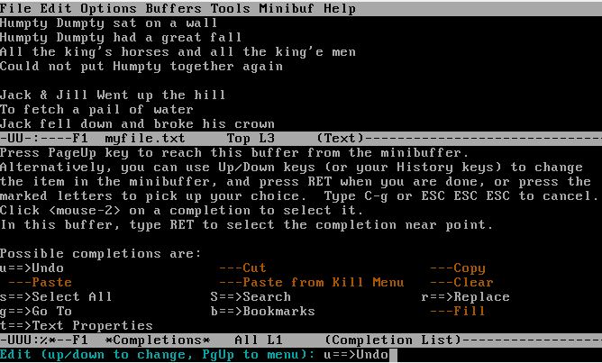 EMAC EDITOR COMMANDS PDF