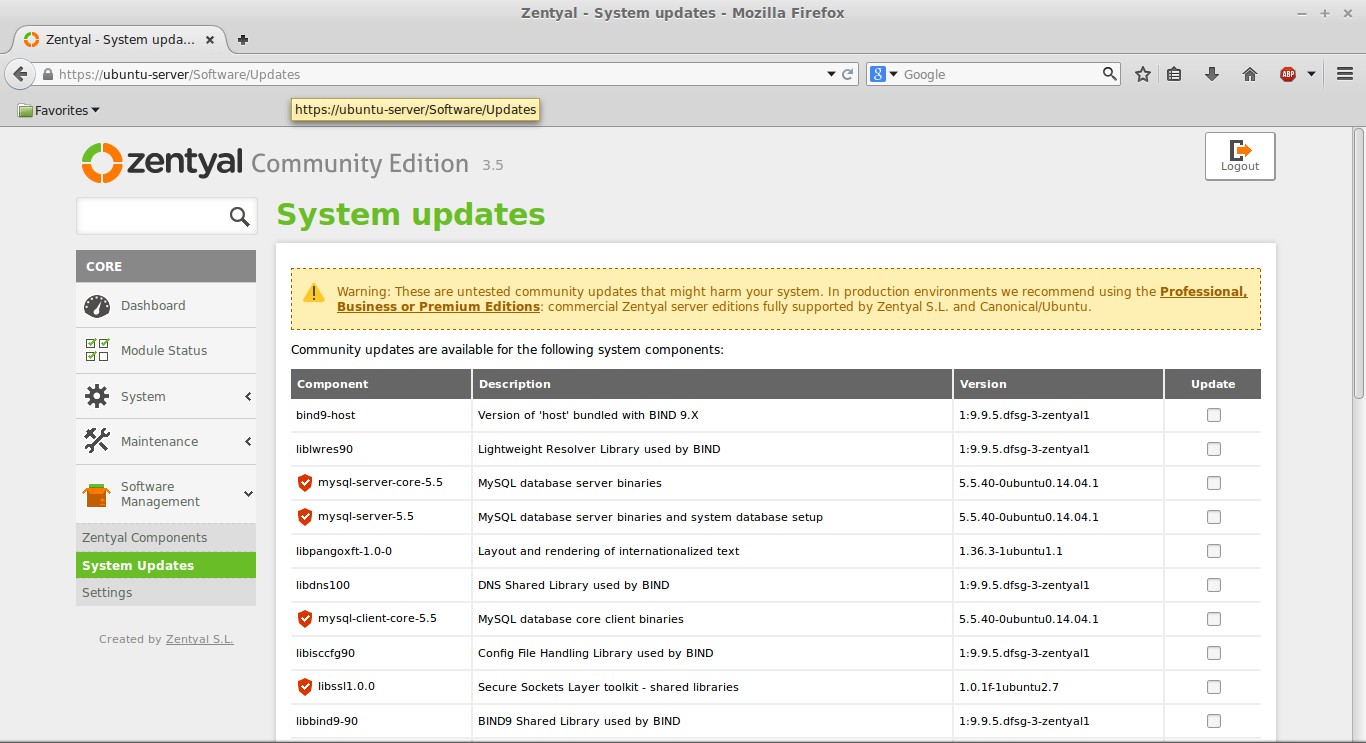 How To Install Zentyal on Ubuntu 14.04 | DigitalOcean
