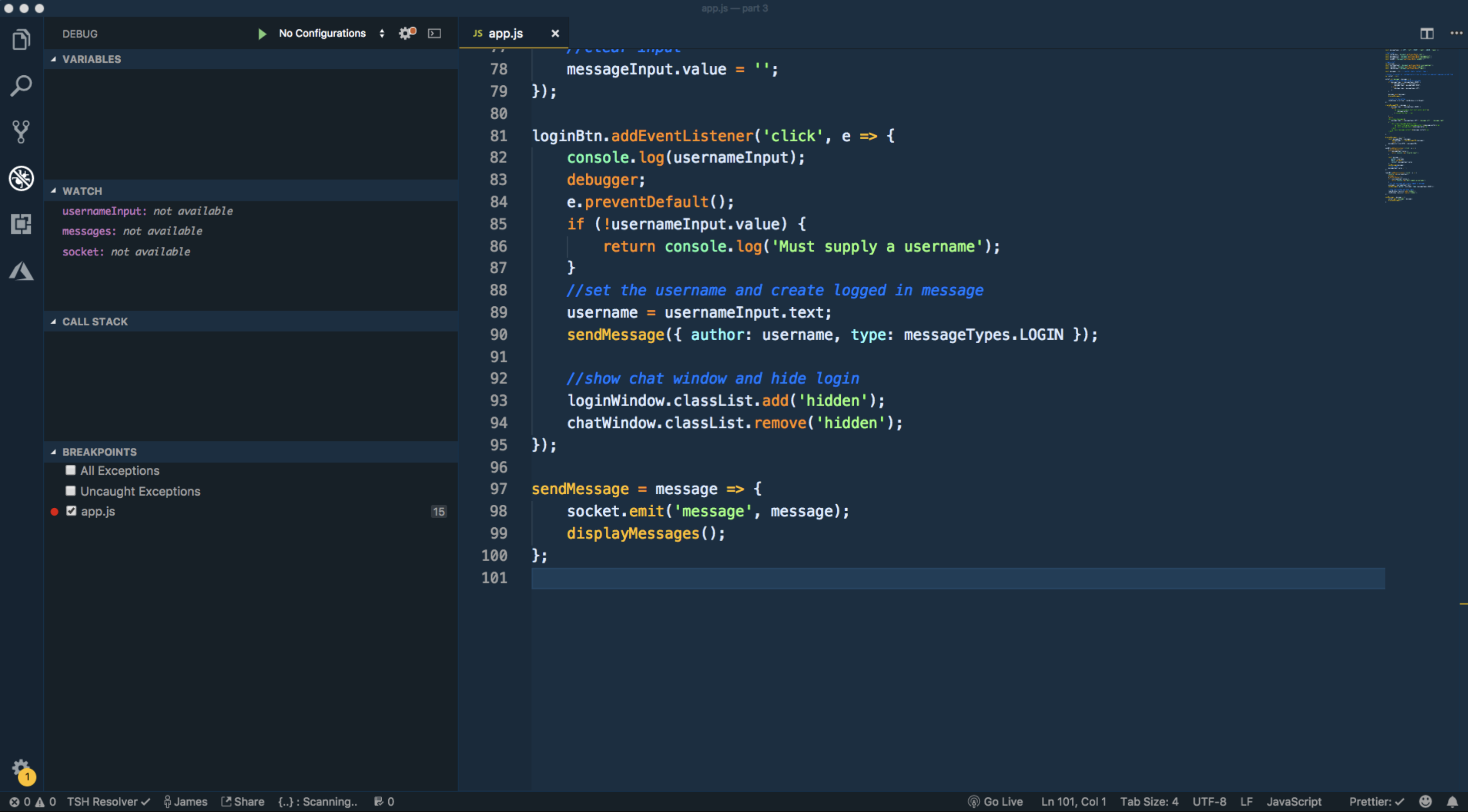 How To Debug JavaScript with Google Chrome DevTools and Visual Studio Code | DigitalOcean