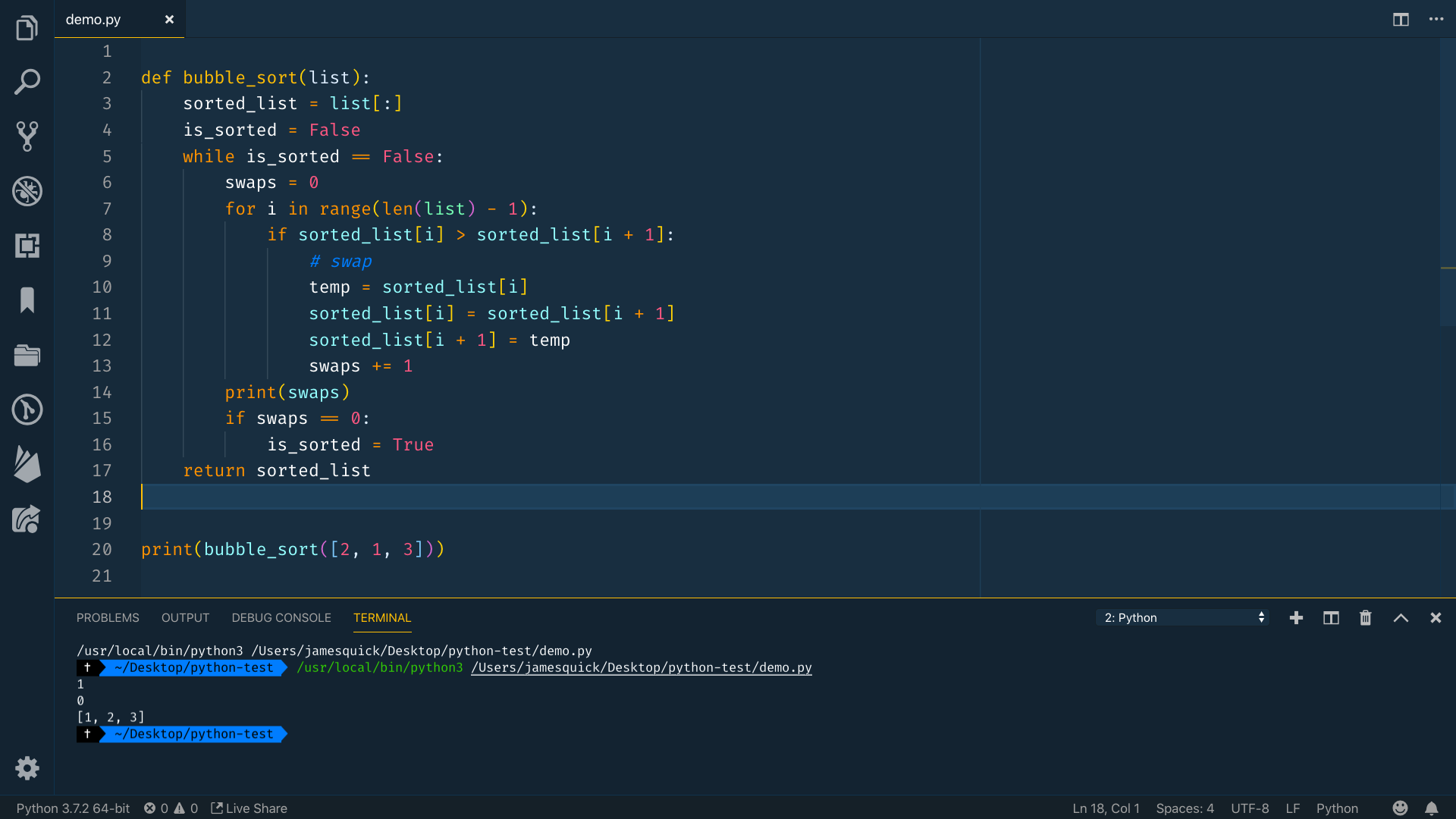 Visual Studio Code Python Gostgiga